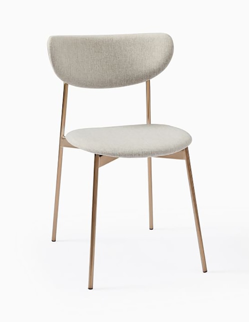 Silla Modern Petal de tela 1