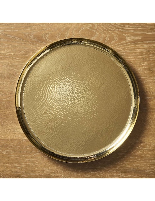 Platón Hammered de metal 1
