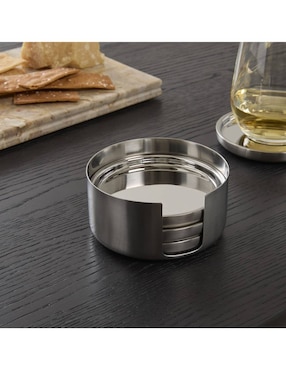 Set de portavasos Aja de acero inoxidable 4 piezas